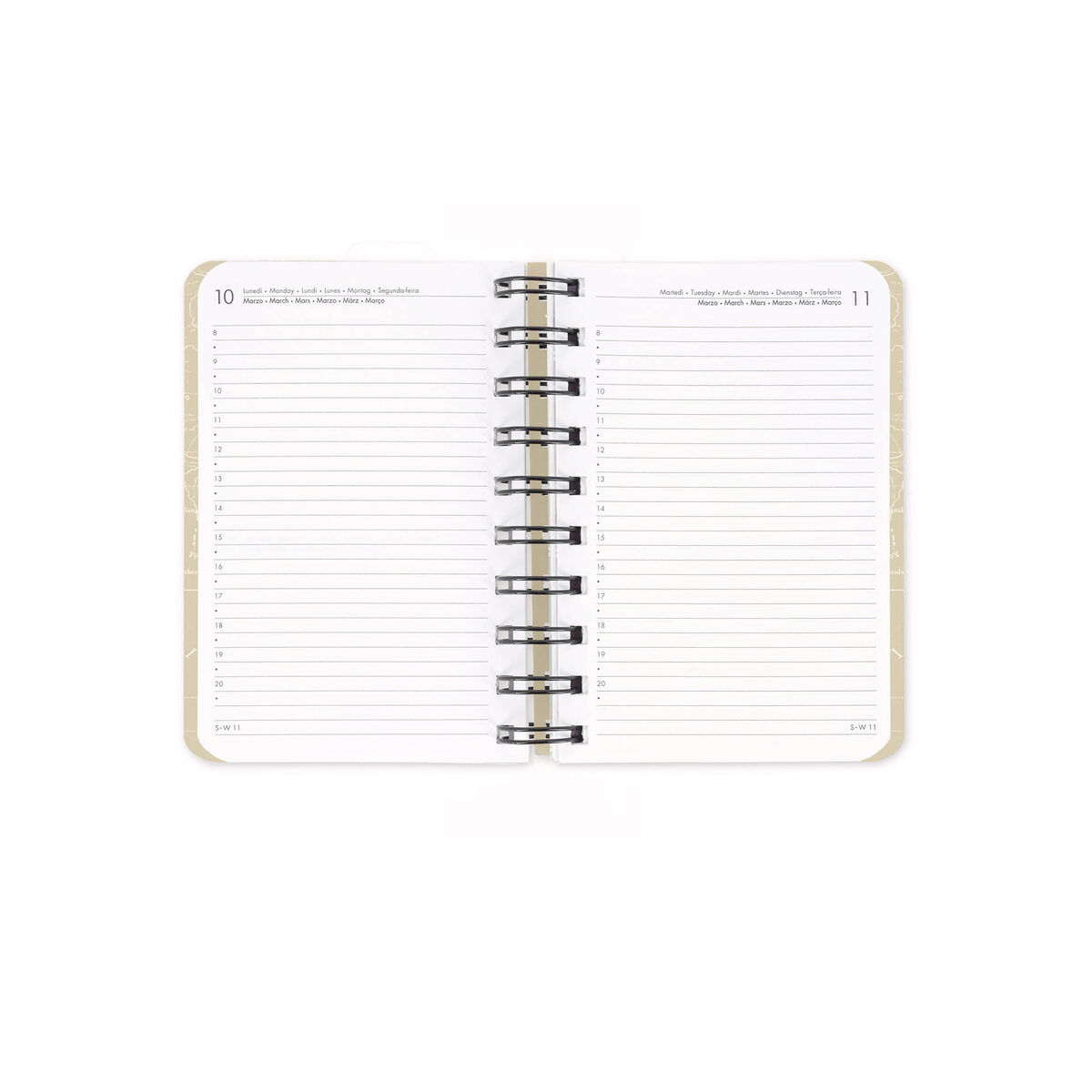 12-Month Small Daily Spiral-Bound Diary - 2026 TRAVEL | Legami.com